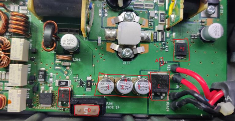 Icom IC-7300 Over Voltage Repair – 9H1LO.net