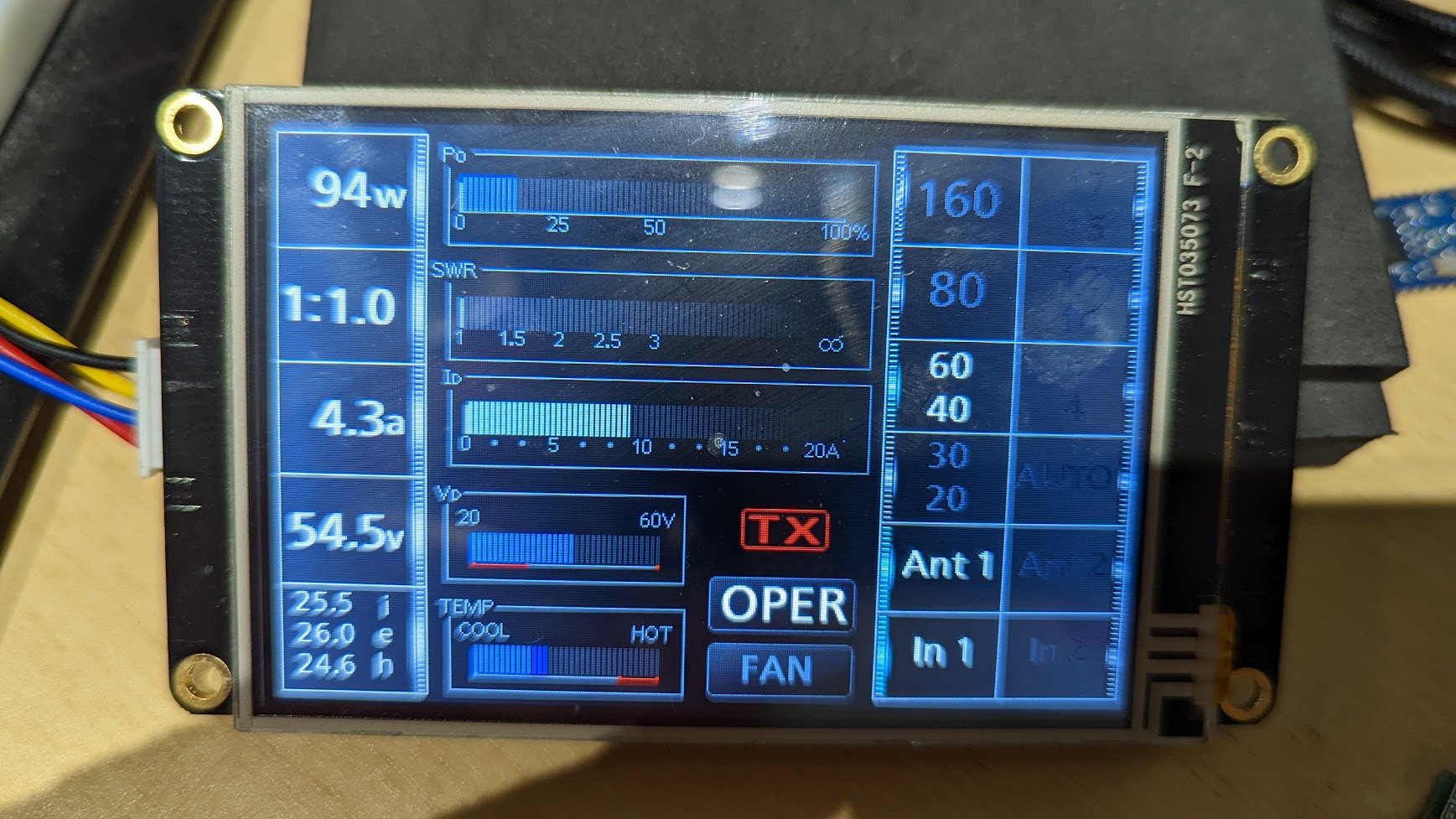 Arduino and Touch Screen Based LDMOS SSPA Contoller – 9H1LO.net